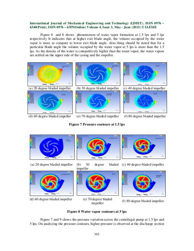 Numerical analysis on effect of exit blade angle on cavitation in cen…