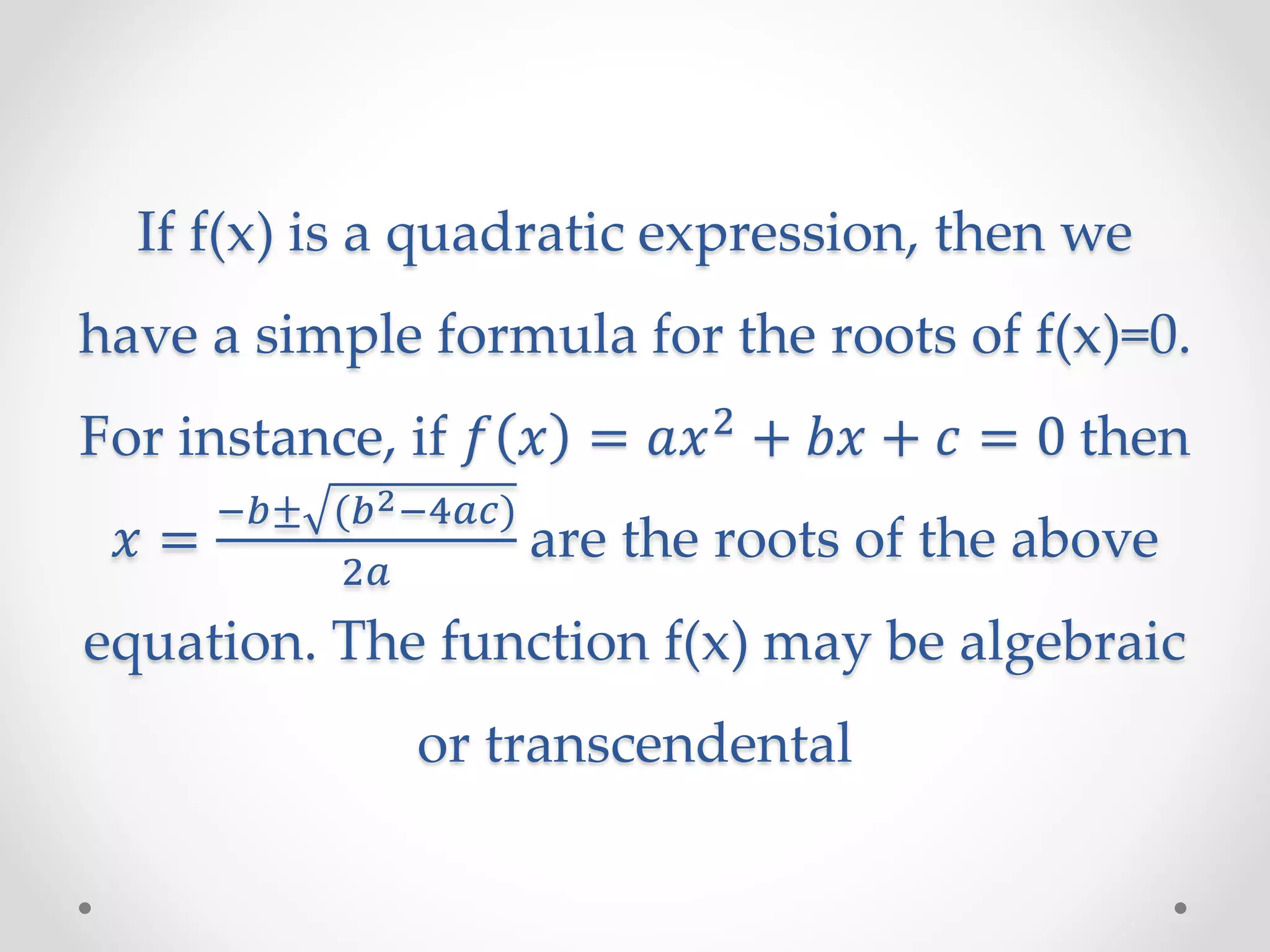 Numerical analysis ppt | PPT