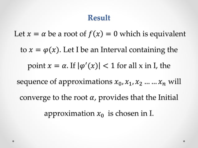 Numerical analysis ppt | PPTX