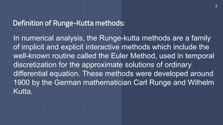 Runge-Kutta methods with examples | PPTX