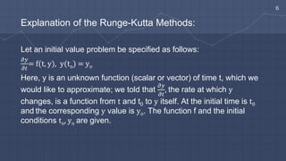 Runge-Kutta methods with examples | PPTX