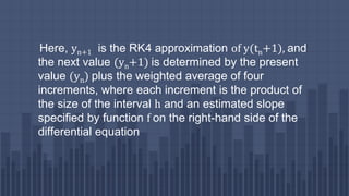 Runge-Kutta methods with examples | PPTX