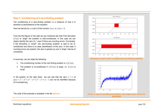 Numerical analysis using Scilab: Solving nonlinear equations | PDF
