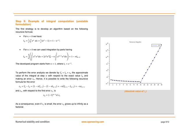 Numerical analysis using Scilab: Numerical stability and conditioning | PDF | Computing ...