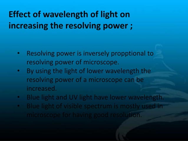 Numerical aperture and limits of resolution of microscope | PPTX ...