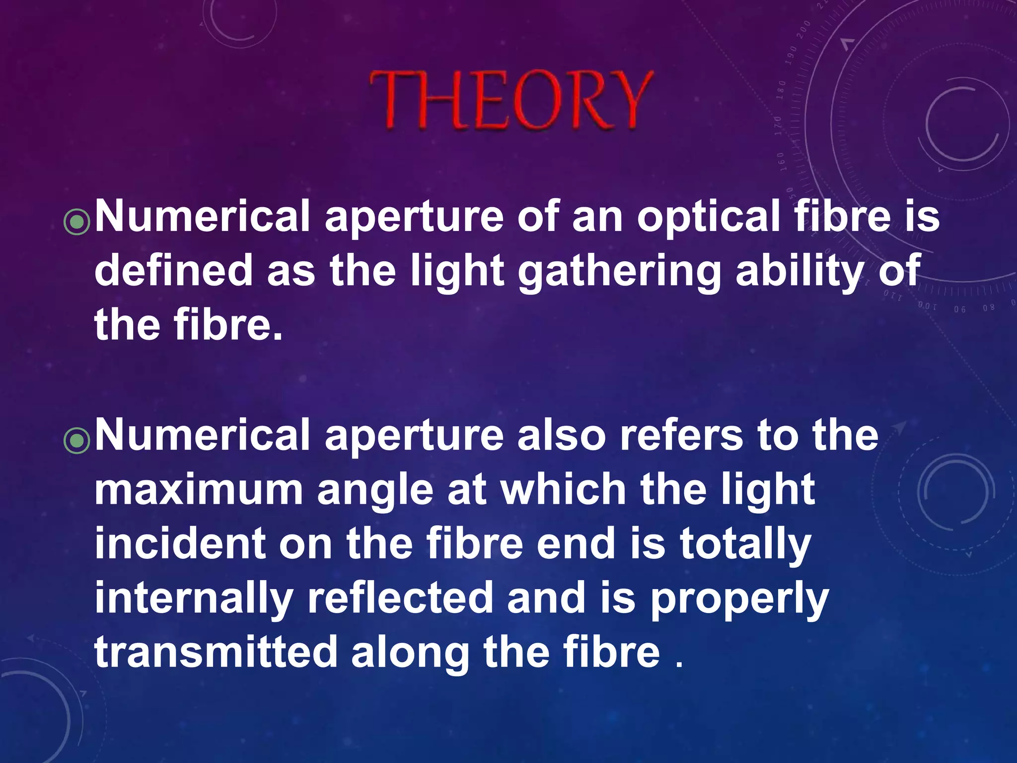 numerical aperture of a optical fibre.pptx