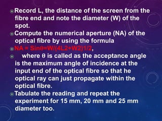 numerical aperture of a optical fibre.pptx
