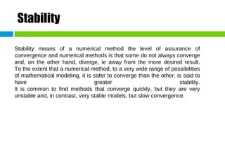 Numerical approximation and solution of equations | PPT