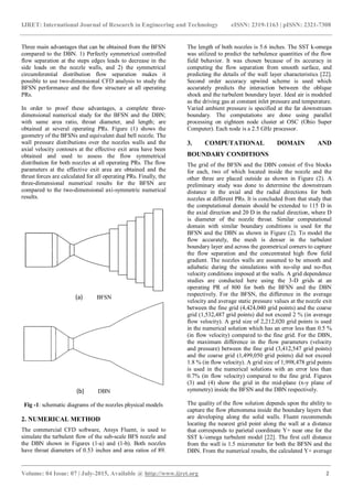 Numerical assessment of the backward facing steps nozzle | PDF