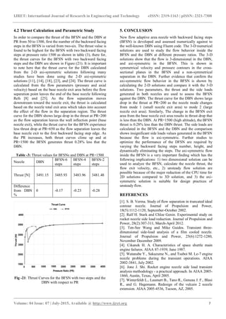 Numerical assessment of the backward facing steps nozzle | PDF