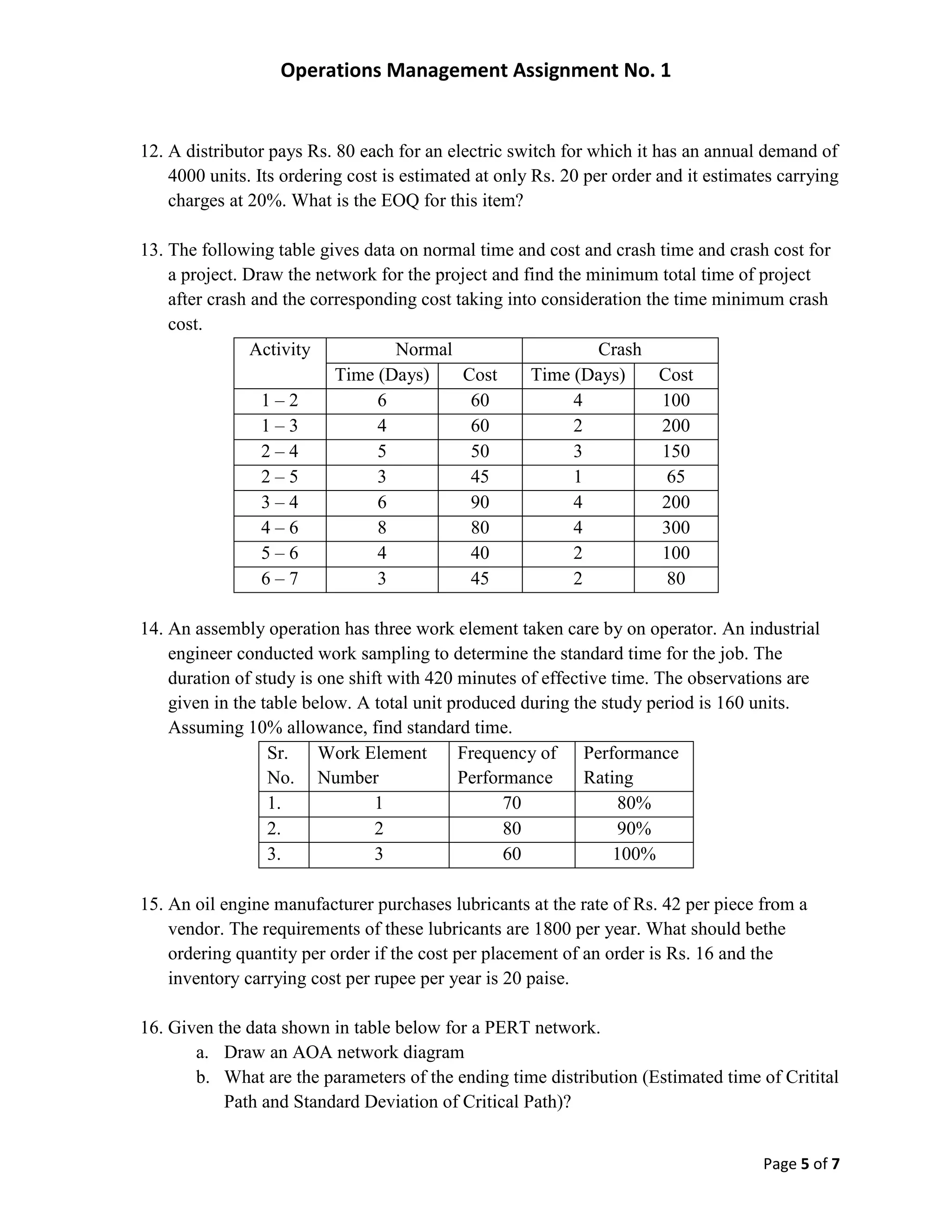 Numerical assignment | PDF