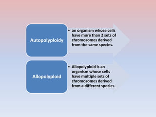 Numerical changes in chromosome | PPTX