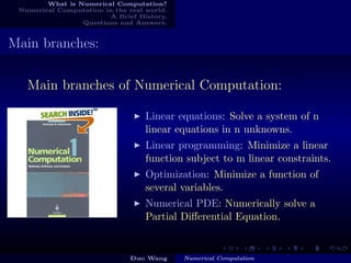 Numerical computation | PDF