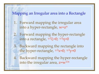 Numerical conformal mapping of an irregular area | PPT