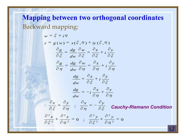Numerical Conformal Mapping Of An Irregular Area Ppt