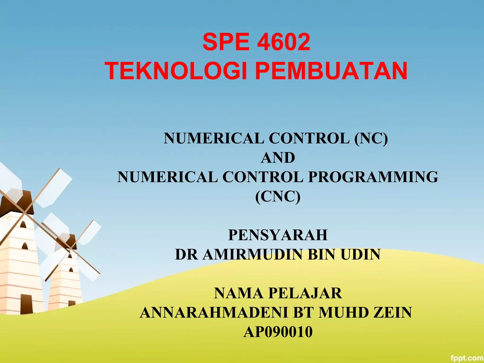 Numerical control | PPT