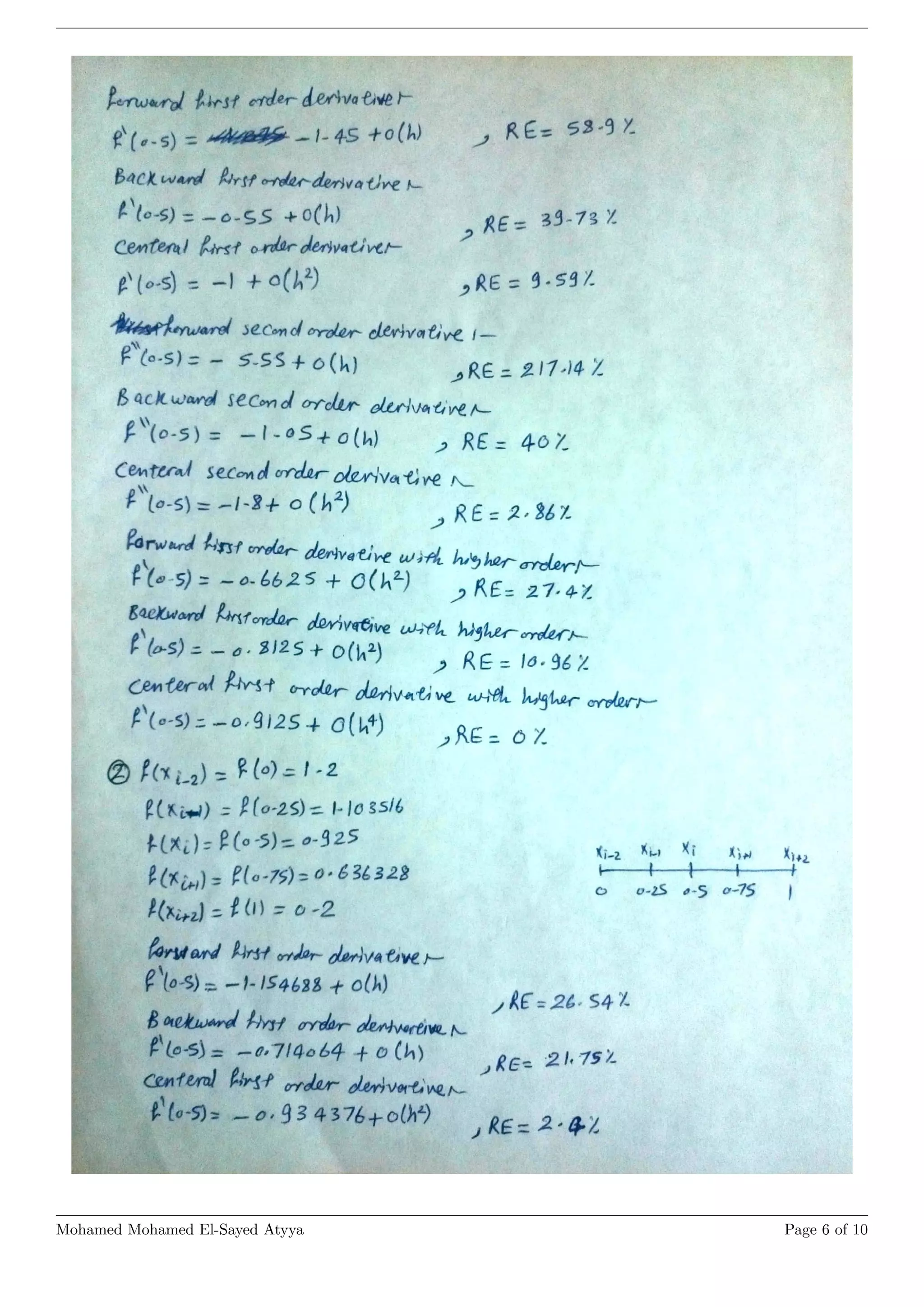 Numerical differentiation | PDF