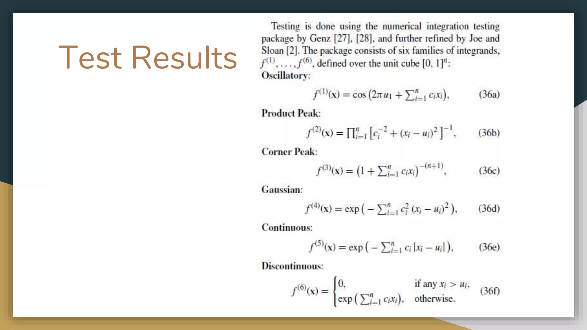 Numerical Integral using NNI | PPT