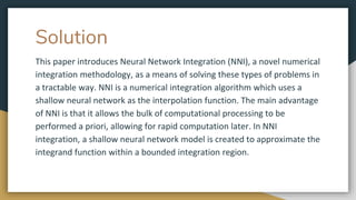 Numerical Integral using NNI | PPT