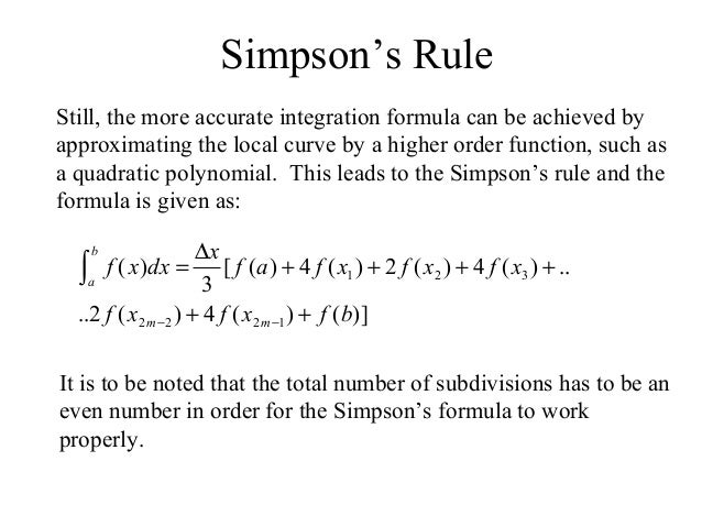 Numerical Integration