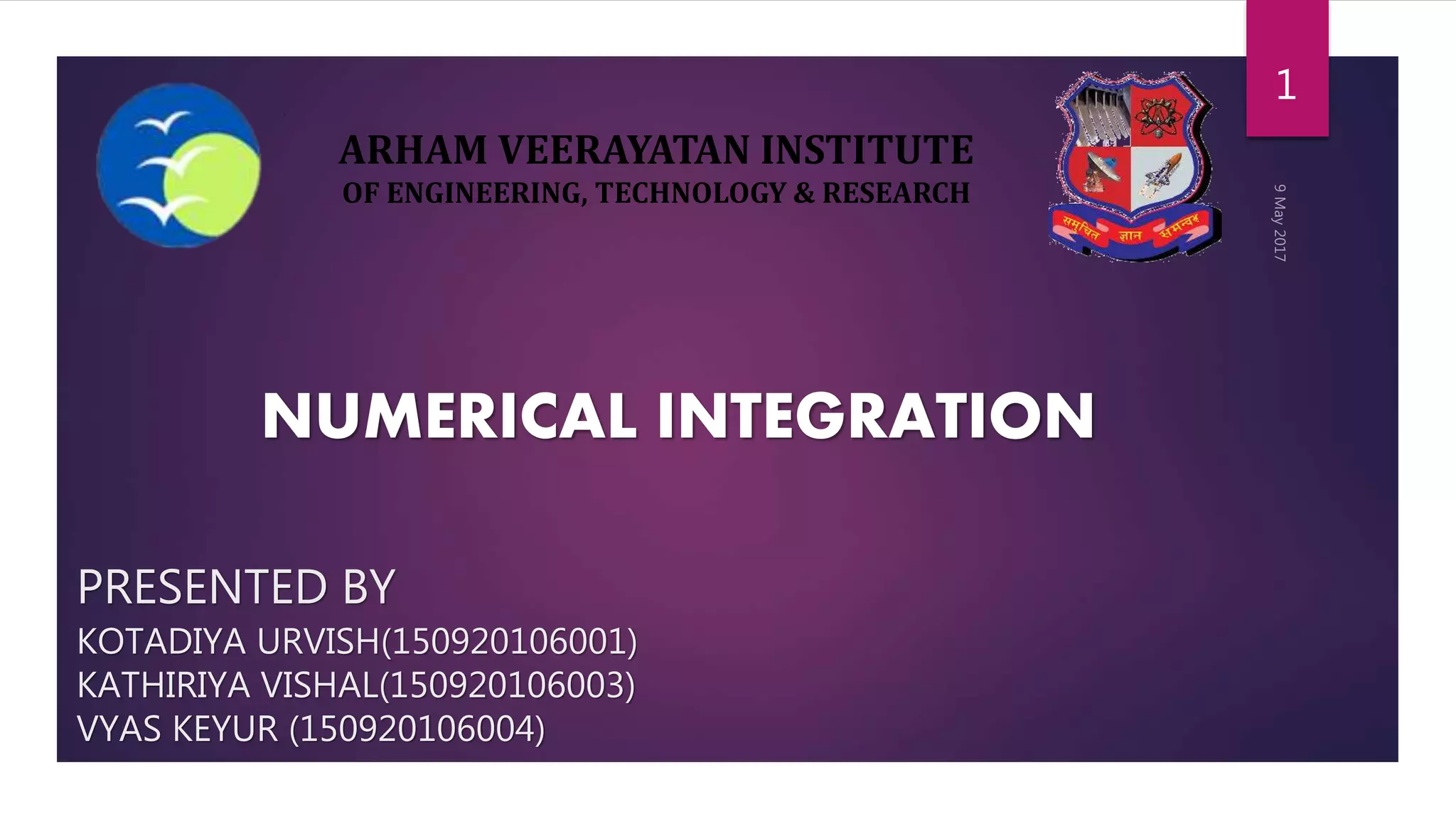 Numerical integration | PPT