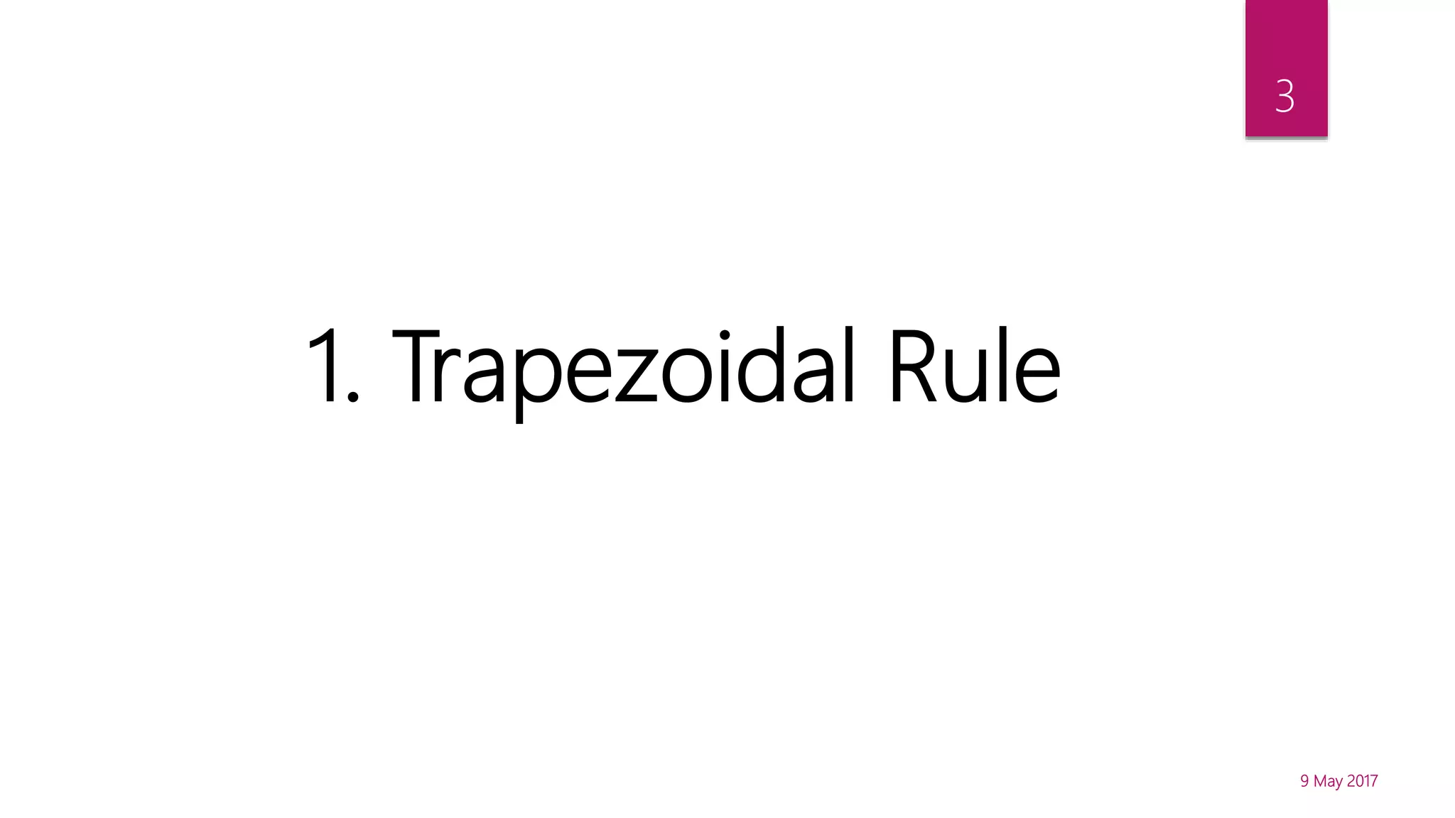 Numerical integration | PPT