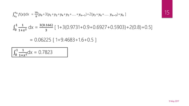Numerical integration | PPT