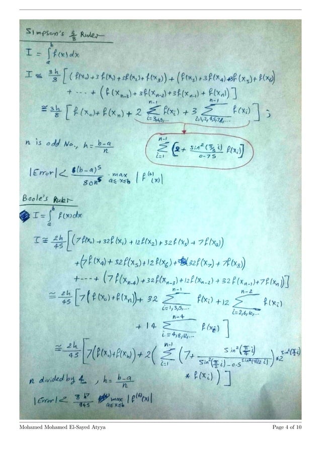 Numerical integration | PDF | Physics | Science