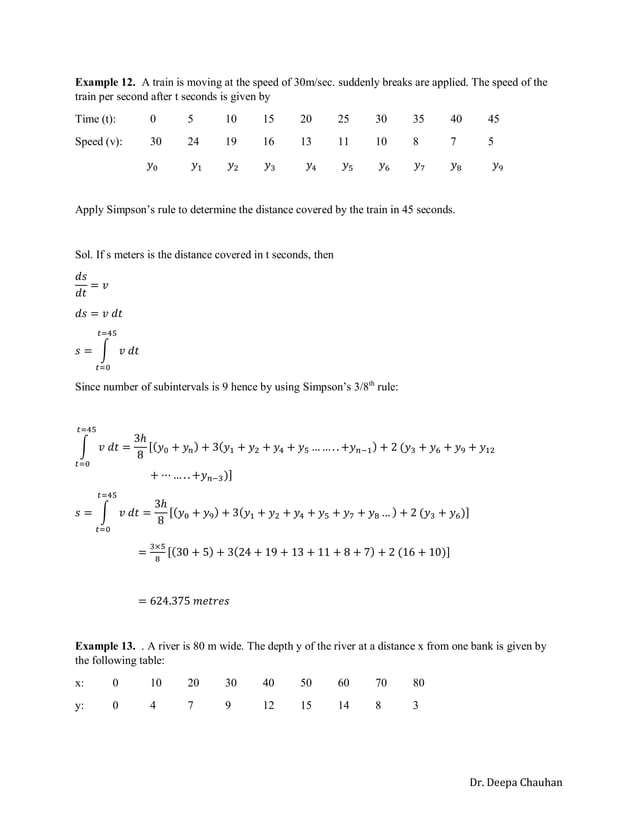 Numerical integration | PDF