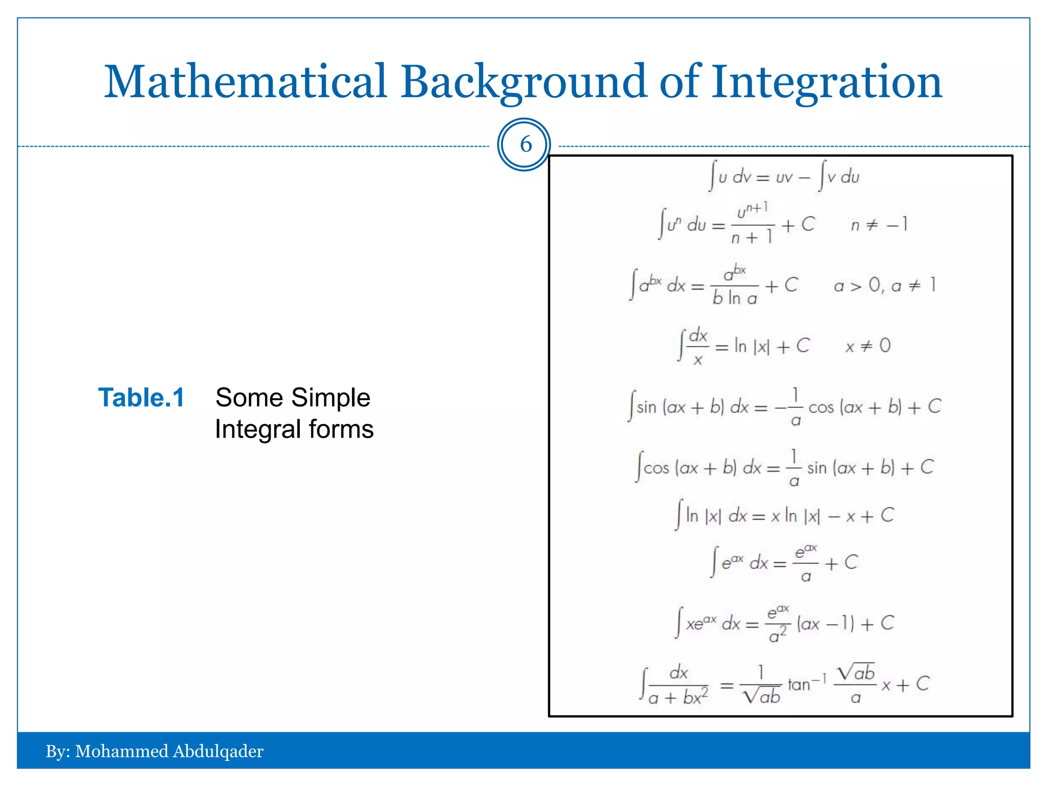 Numerical integration | PPTX