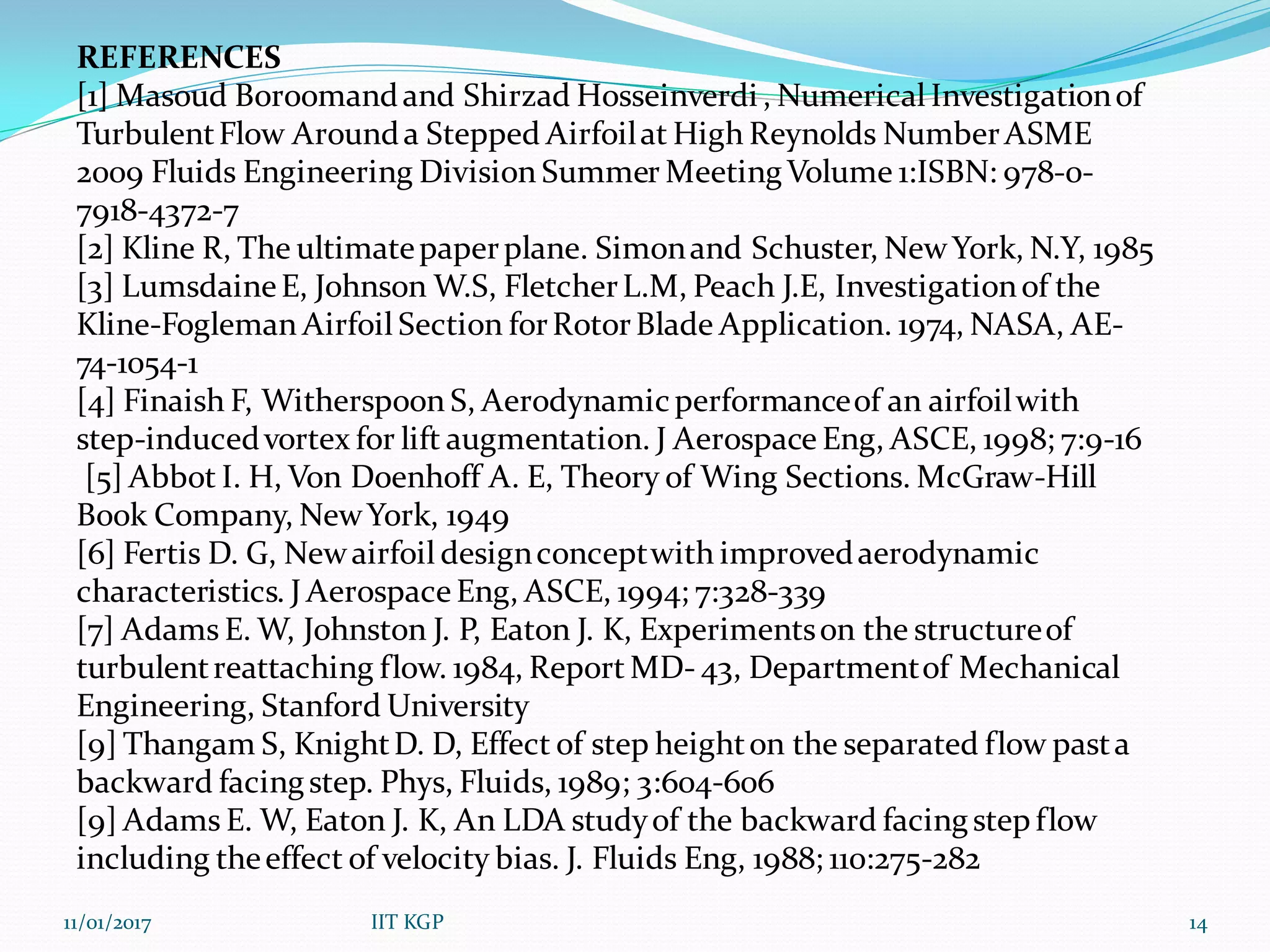 Numerical Investigation of Turbulent Flow Around a Stepped Airfoil at High Reynolds Number - 2 | PDF