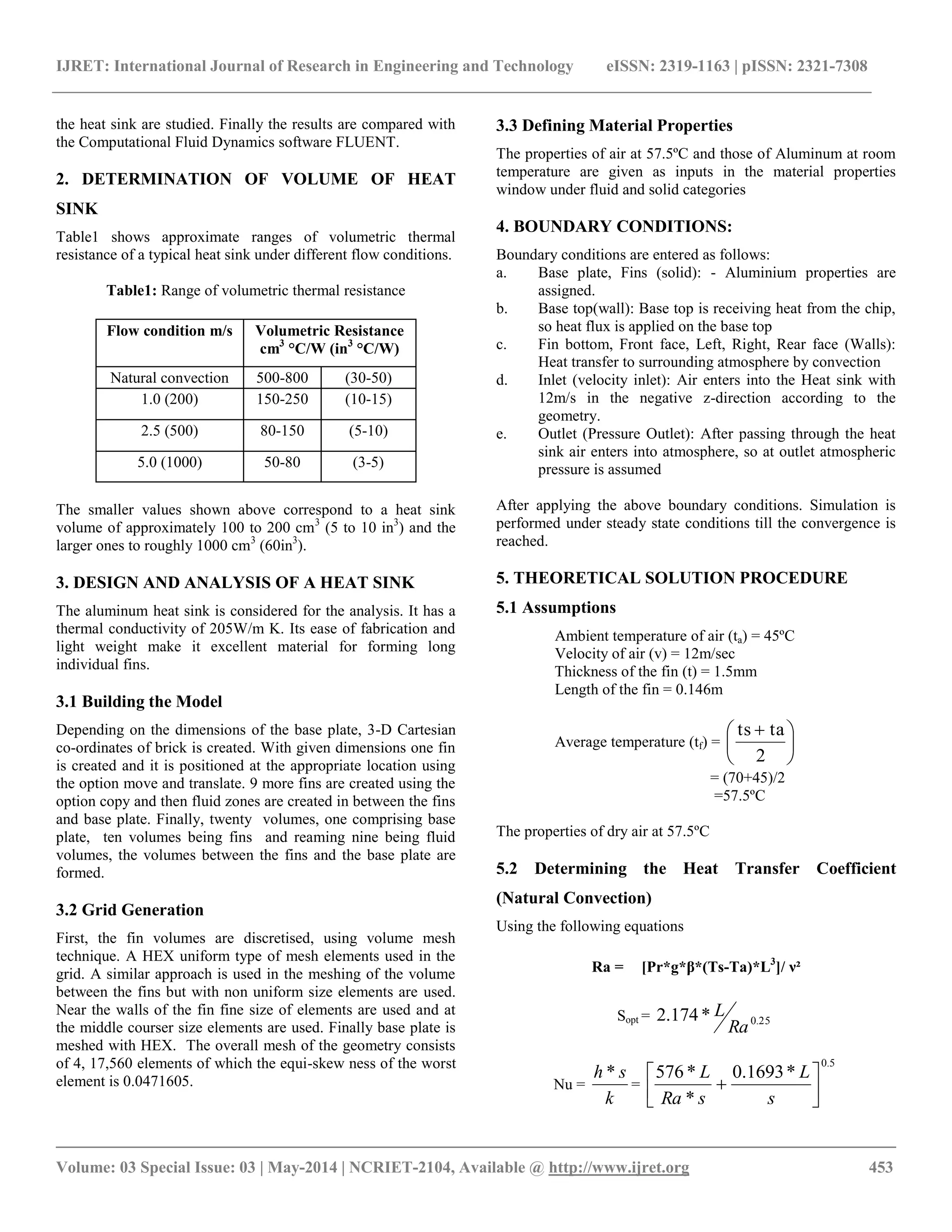 Numerical investigation on heat sink by computational fluid dynamics (cfd) | PDF