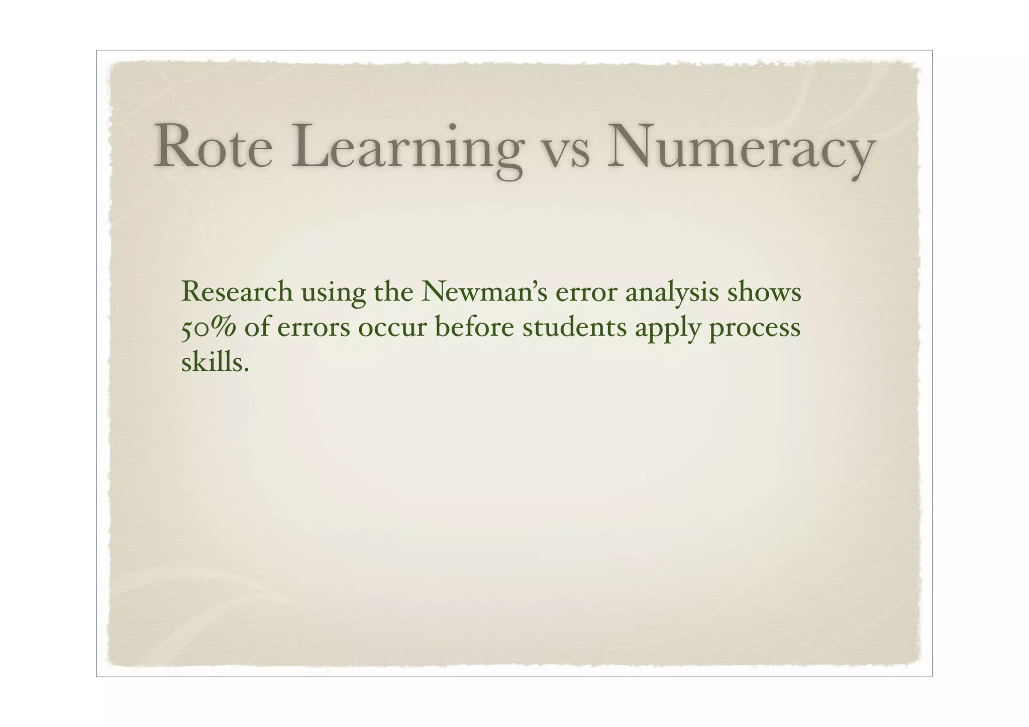 Numerical literacy t22010 | PDF