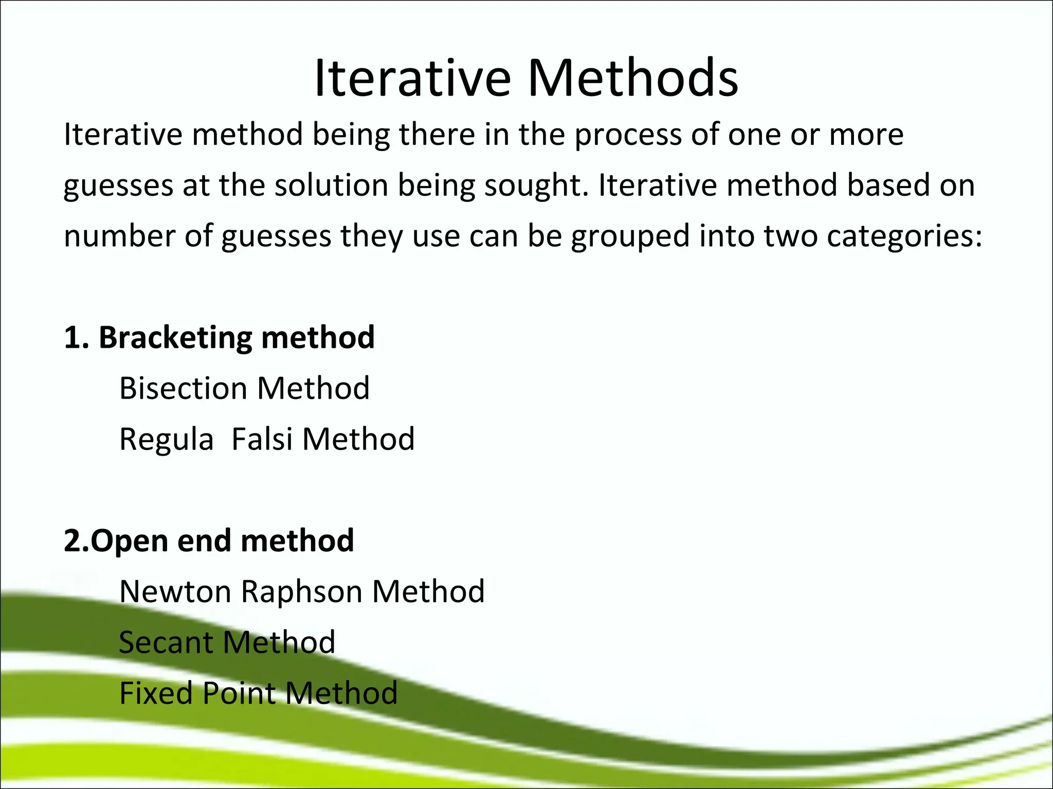 Numerical method | PPT