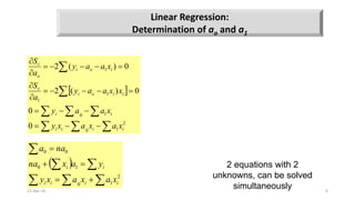 Numerical method (curve fitting) | PPTX