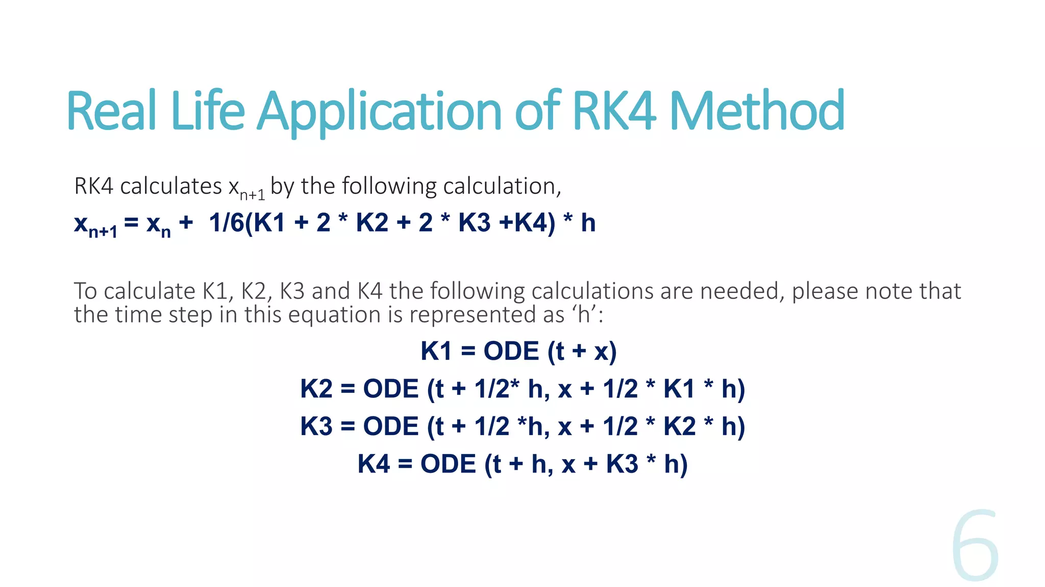 Range kutta numerical method techniques | PPT