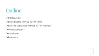 Range kutta numerical method techniques | PPTX
