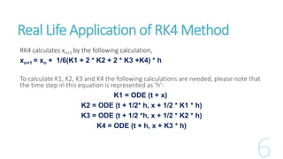 Range kutta numerical method techniques | PPT