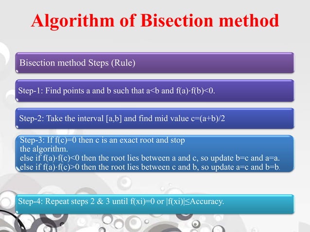 Numerical Method For Solving Non Linear Equations Pdf Physics Science