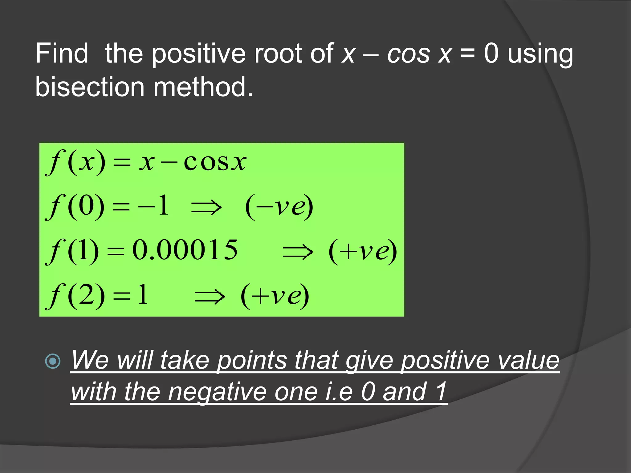 Numerical methods | PPTX