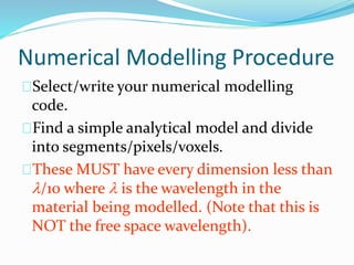 APPLICATION OF NUMERICAL METHODS IN SMALL SIZE | PPT