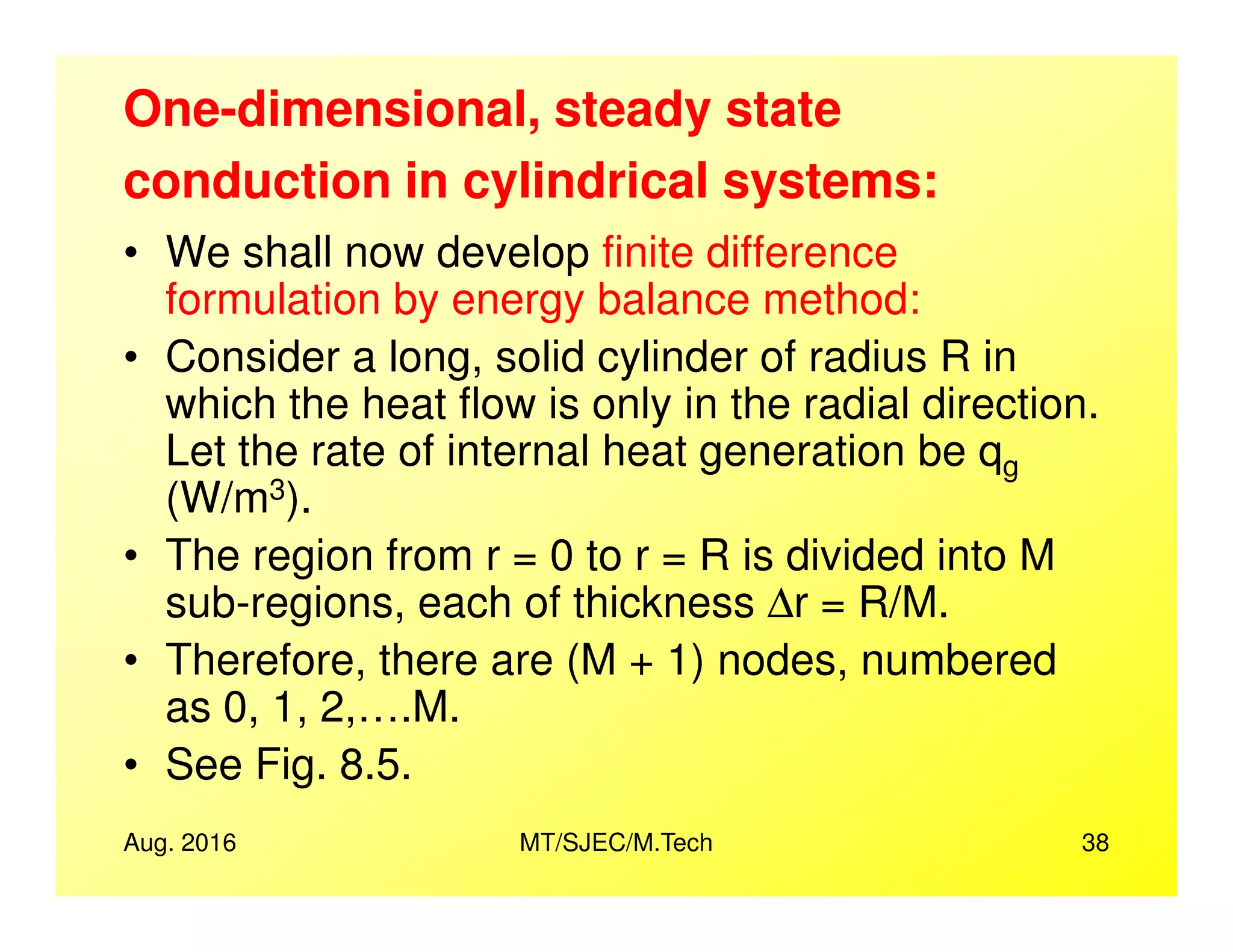 NUMERICAL METHODS IN STEADY STATE, 1D and 2D HEAT CONDUCTION- Part-II | PDF