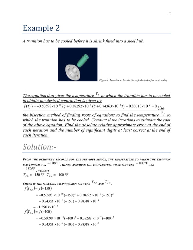 Numerical methods and analysis problems/Examples | DOCX | Chemistry ...