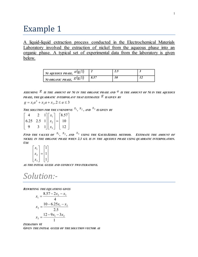 Numerical Methods And Analysis Problems Examples PDF Numerical Methods And Analysis Problems Examples PDF