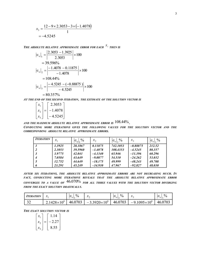 Numerical Methods And Analysis Problems Examples