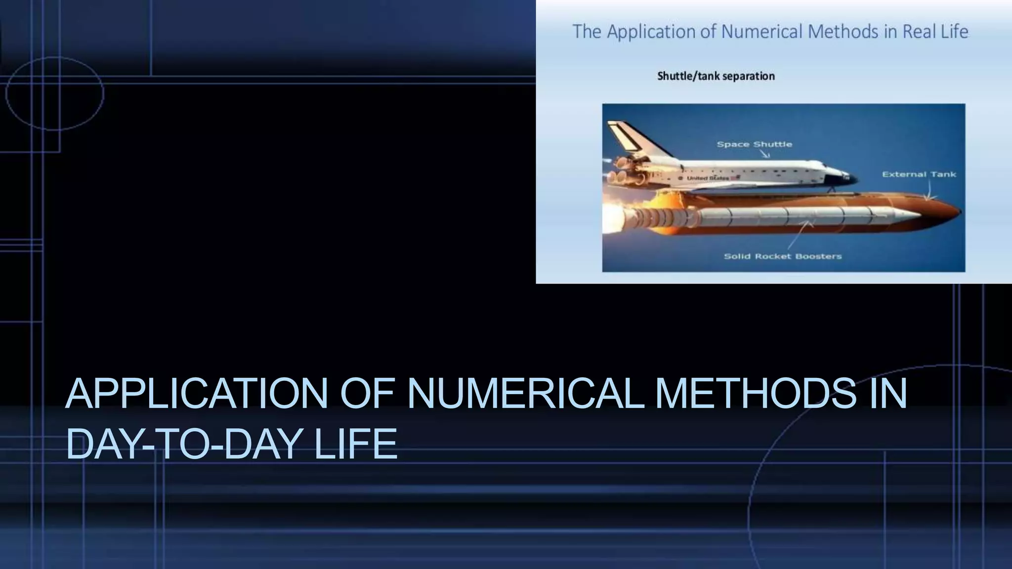Numerical Methods And Its Applications Pptx Science