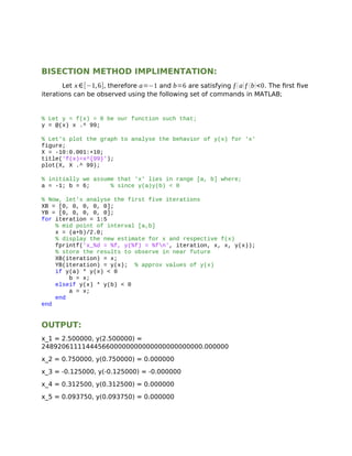 Numerical methods course project report | PDF