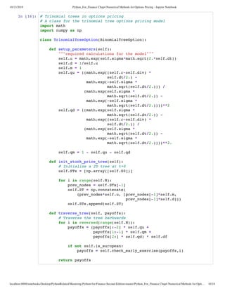 Numerical methods for options pricing | PDF