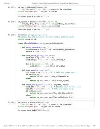Numerical methods for options pricing | PDF