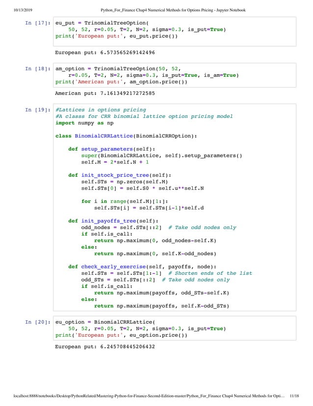 Numerical Methods For Options Pricing Pdf